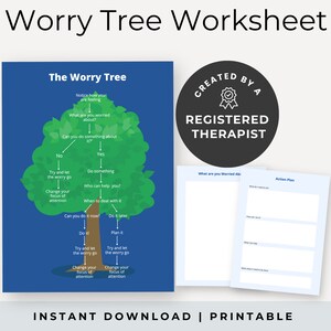 Worry Worksheet, Cbt Worksheets for Anxiety, Automatic Negative ...