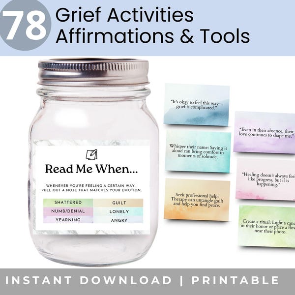 Grief Jars - Etsy