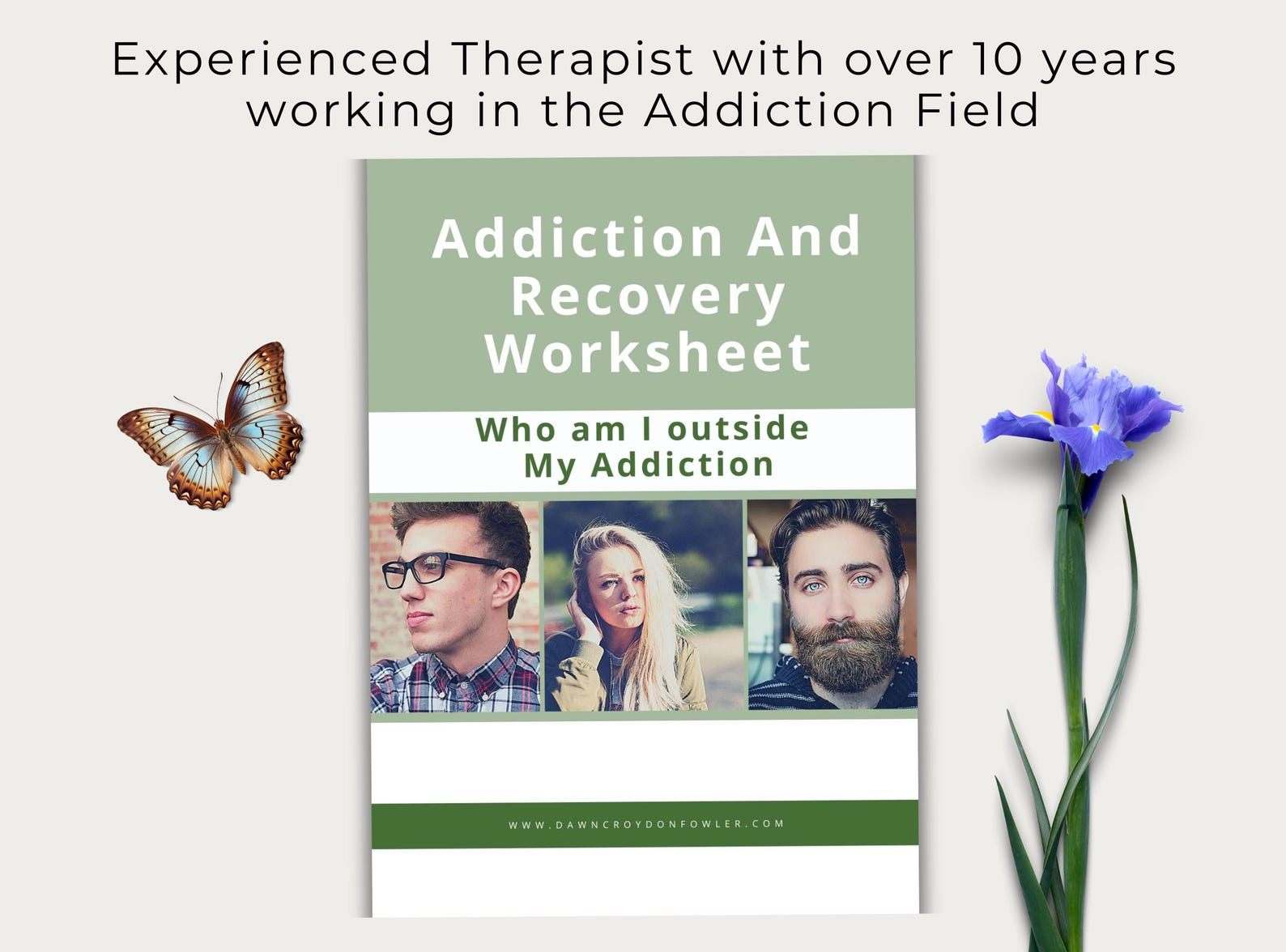 Addiction Worksheet, Who Am I Outside My Addiction, Self-esteem ...