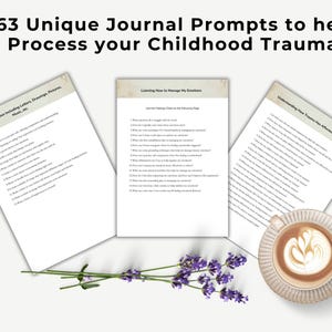 Trauma Recovery Journal, Heal Childhood Trauma, Dbt Workbook for Adults ...