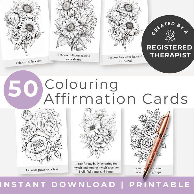 Coloring Oracle Cards - Etsy UK
