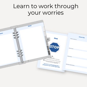Worry Worksheet, Cbt Worksheets for Anxiety, Automatic Negative ...