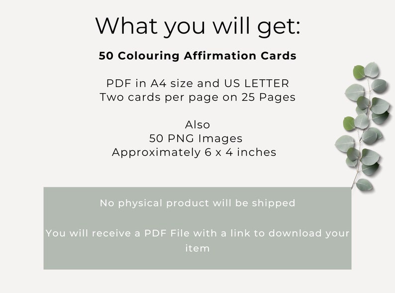 Printable Coloring Affirmation Cards. Floral Colouring Bookmarks ...