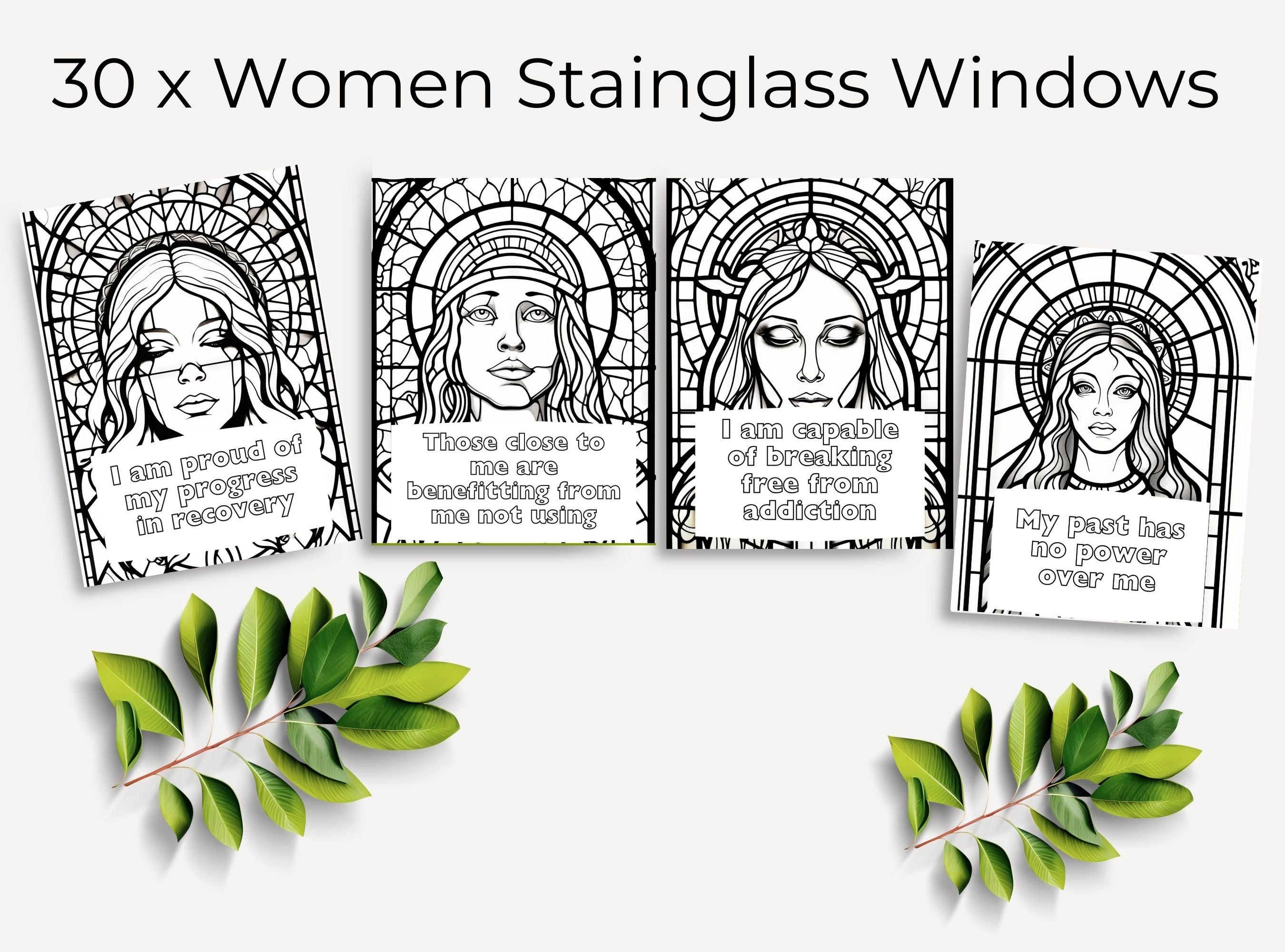 Addiction Coloring Bundle, Recovery Activity Sheets, Adult Coloring ...