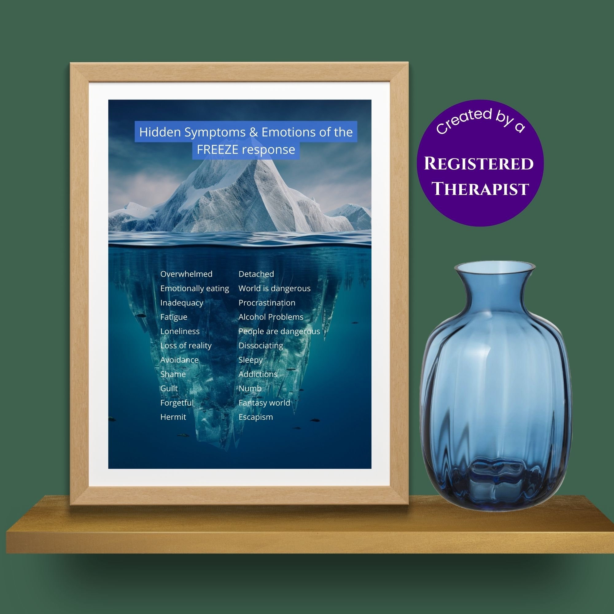 Trauma Poster, Ptsd Awareness Posters, Iceberg Hidden Depths, Signs of ...