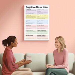 Cognitive Distortions, Pastel Counseling Room Decor, Psychologist Room ...