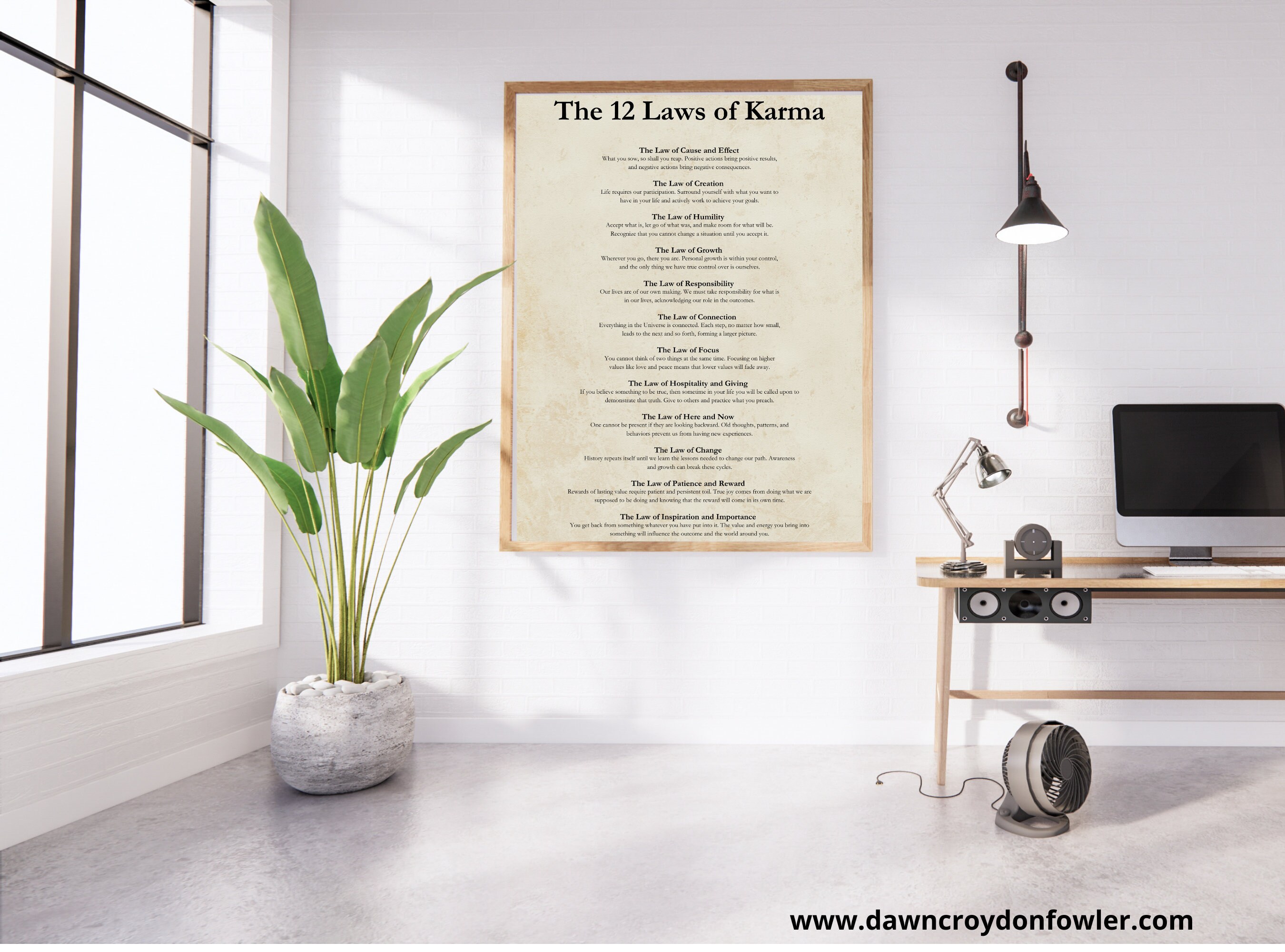12 Laws of Karma Poster, Digital Download, Karma Print, Law of ...