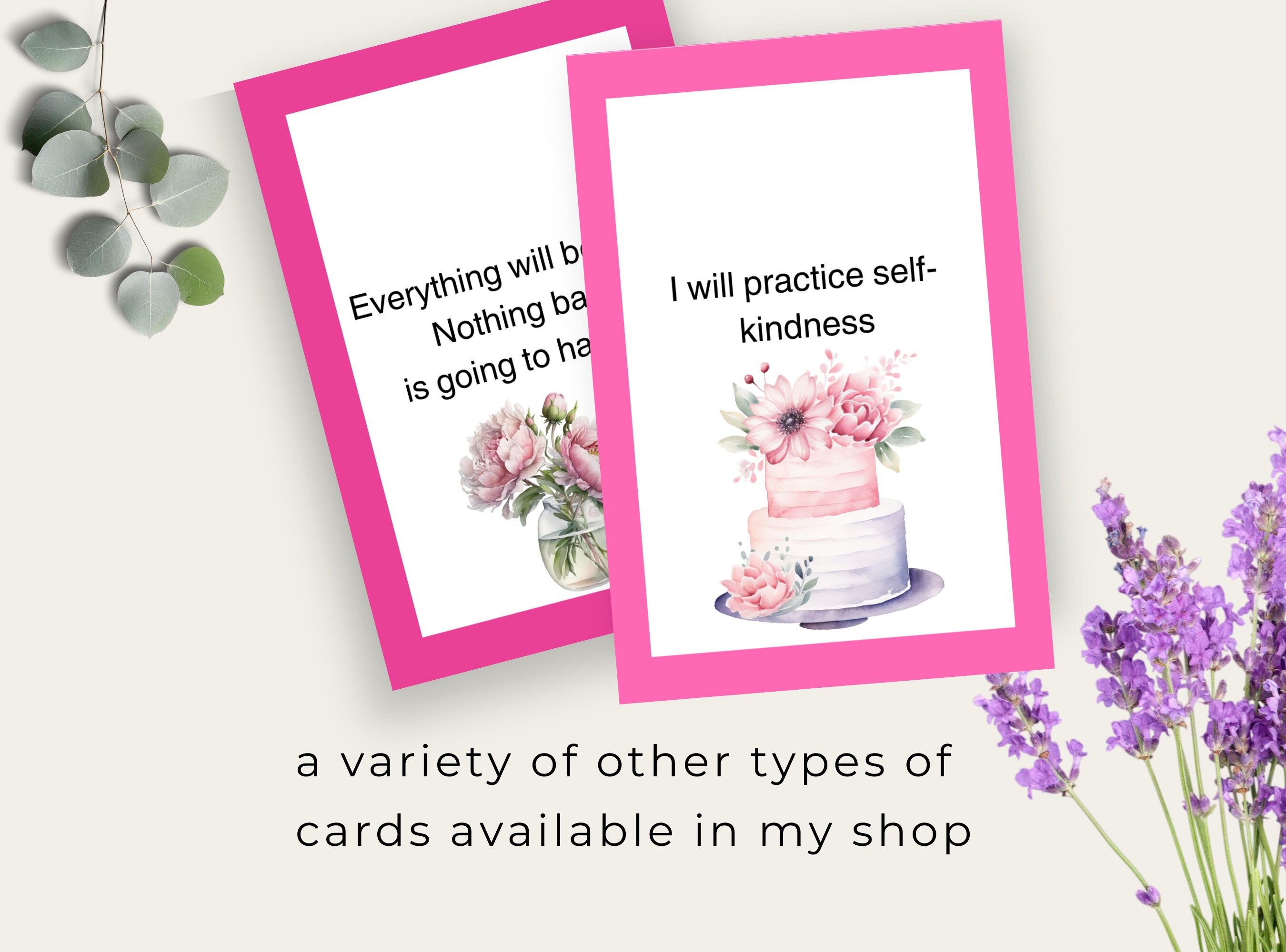 Printable Coloring Affirmation Cards. Floral Colouring Bookmarks ...