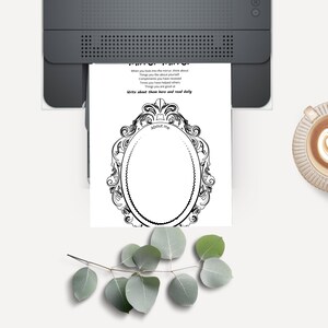 Self Esteem Therapy Worksheets Adult, Mirror Mirror Activity ...