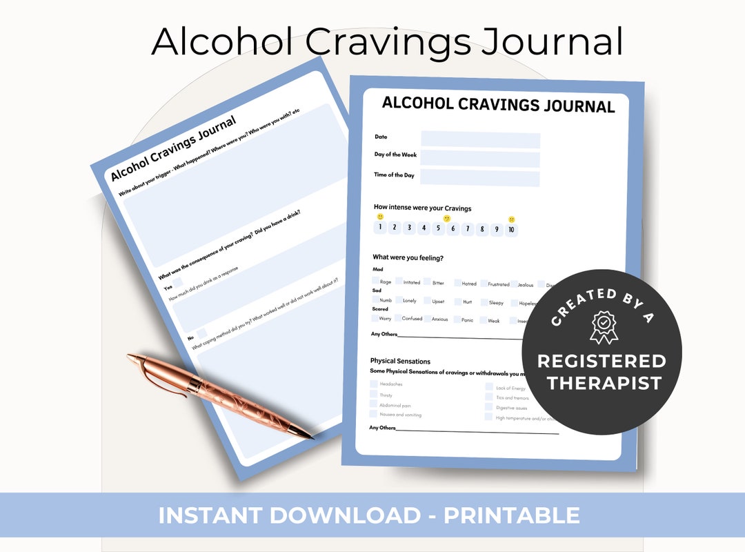 Manage Alcohol Cravings, Substance Abuse Worksheets Pdf, Tool for ...