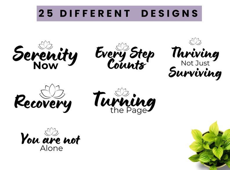 Svgs for Sobriety, Addiction Recovery Messages & Quotes, 25 Images - Etsy