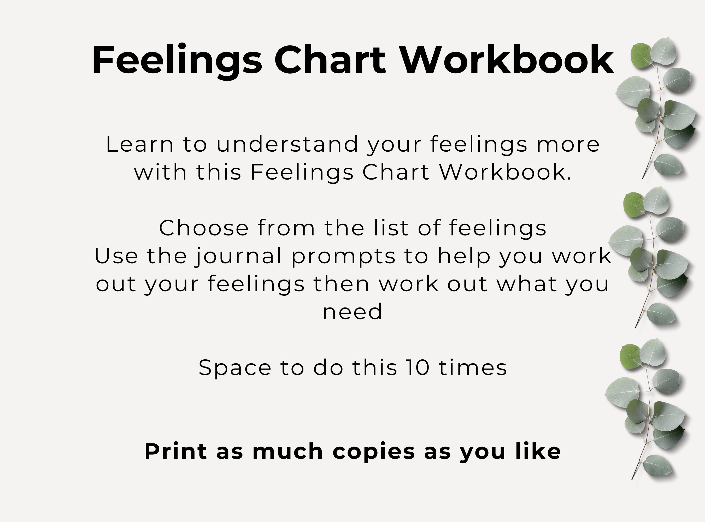 Feelings Chart, Emotional Regulation Tool, Feelings Printable ...