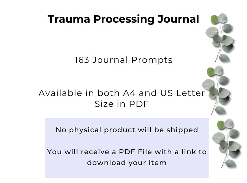 Trauma Recovery Journal, Heal Childhood Trauma, Dbt Workbook for Adults ...