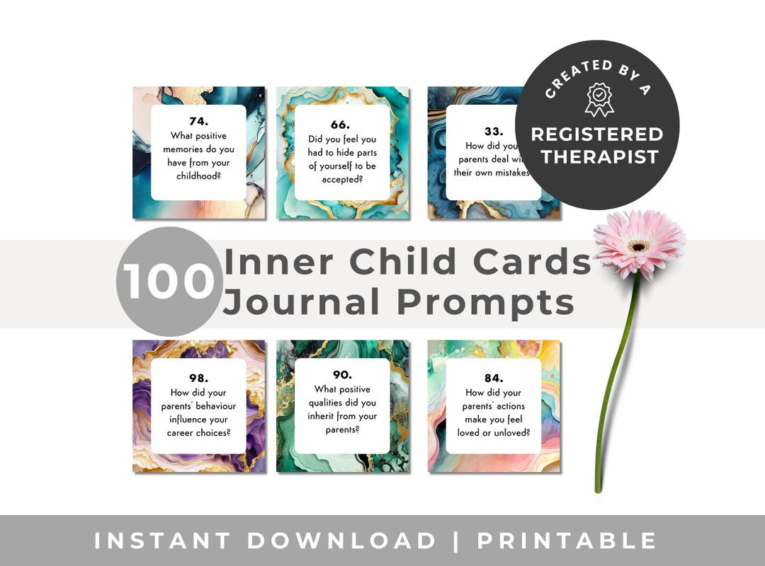 Inner Child Journal Prompts, Trauma Therapy Questions, Wounded Child ...