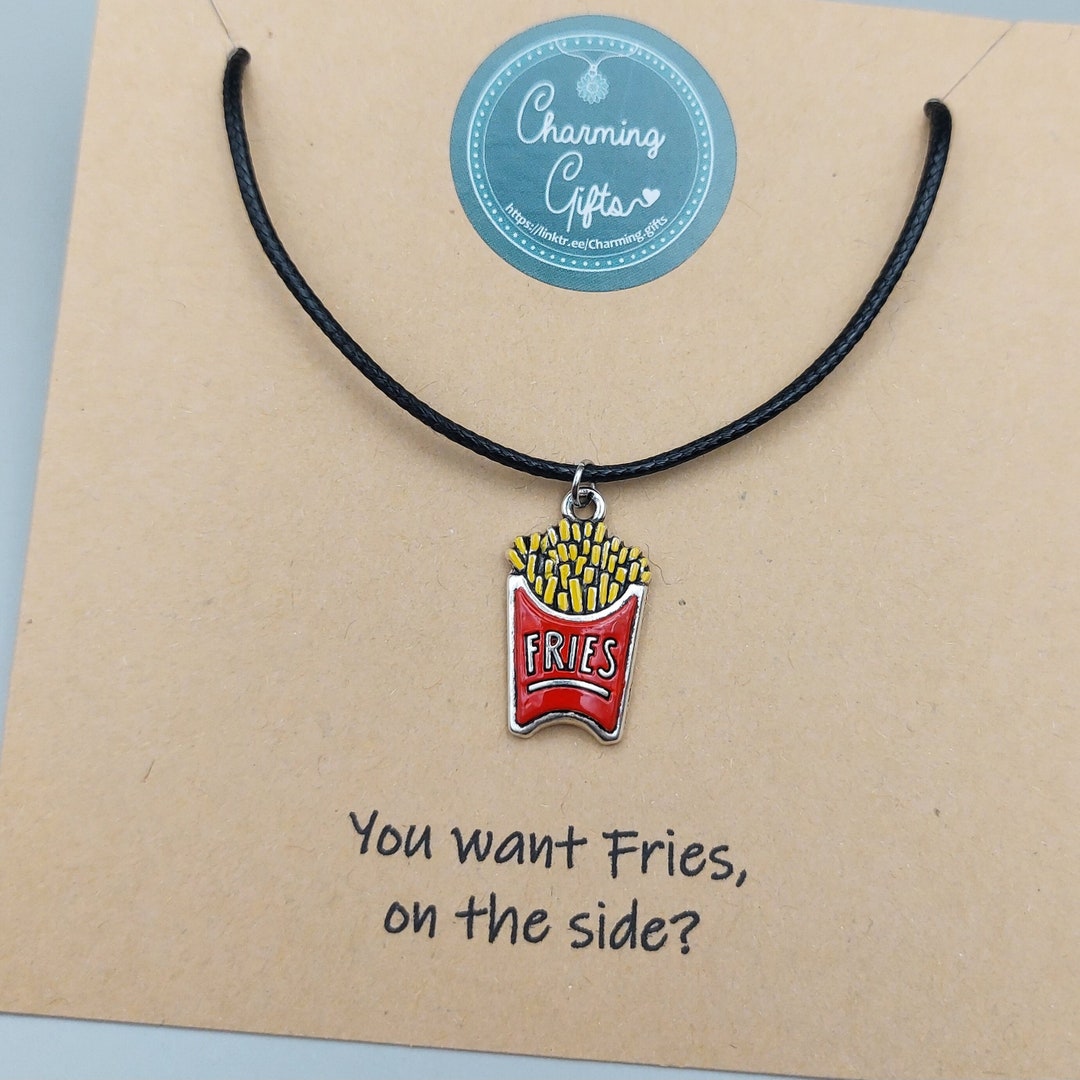 Fries Choker Necklace – Food Jewellery Gift for Fast Food Lovers ...