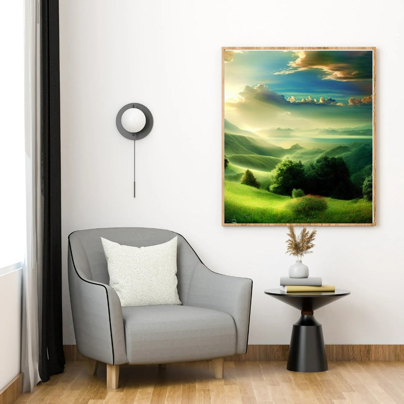 Buy Nature and Landscape Nature Wall Art Modern Home Decor Online in ...