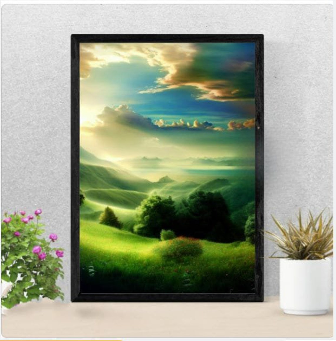 Buy Nature and Landscape Nature Wall Art Modern Home Decor Online in ...