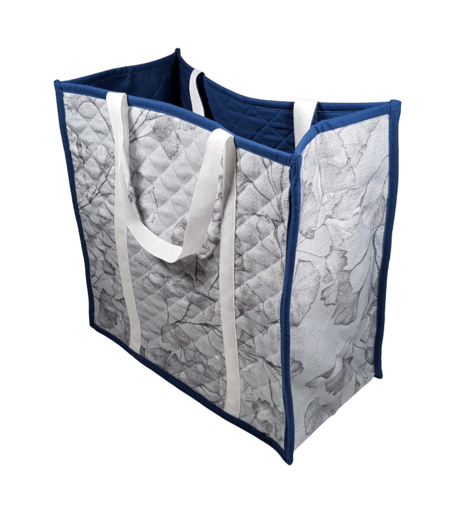 Quilted Grocery Tote Bag - Pattern and Tutorial - Etsy