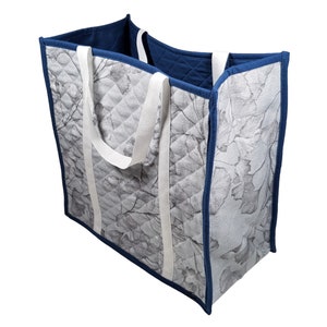 Quilted Grocery Tote Bag - Pattern and Tutorial - Etsy