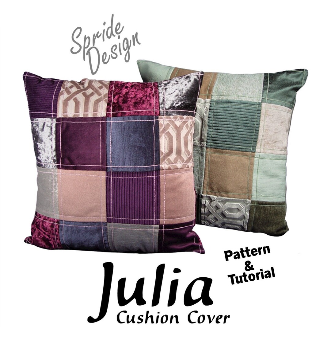 Patchwork Cushion Cover - Pattern and Tutorial - Easy Beginner Boho ...