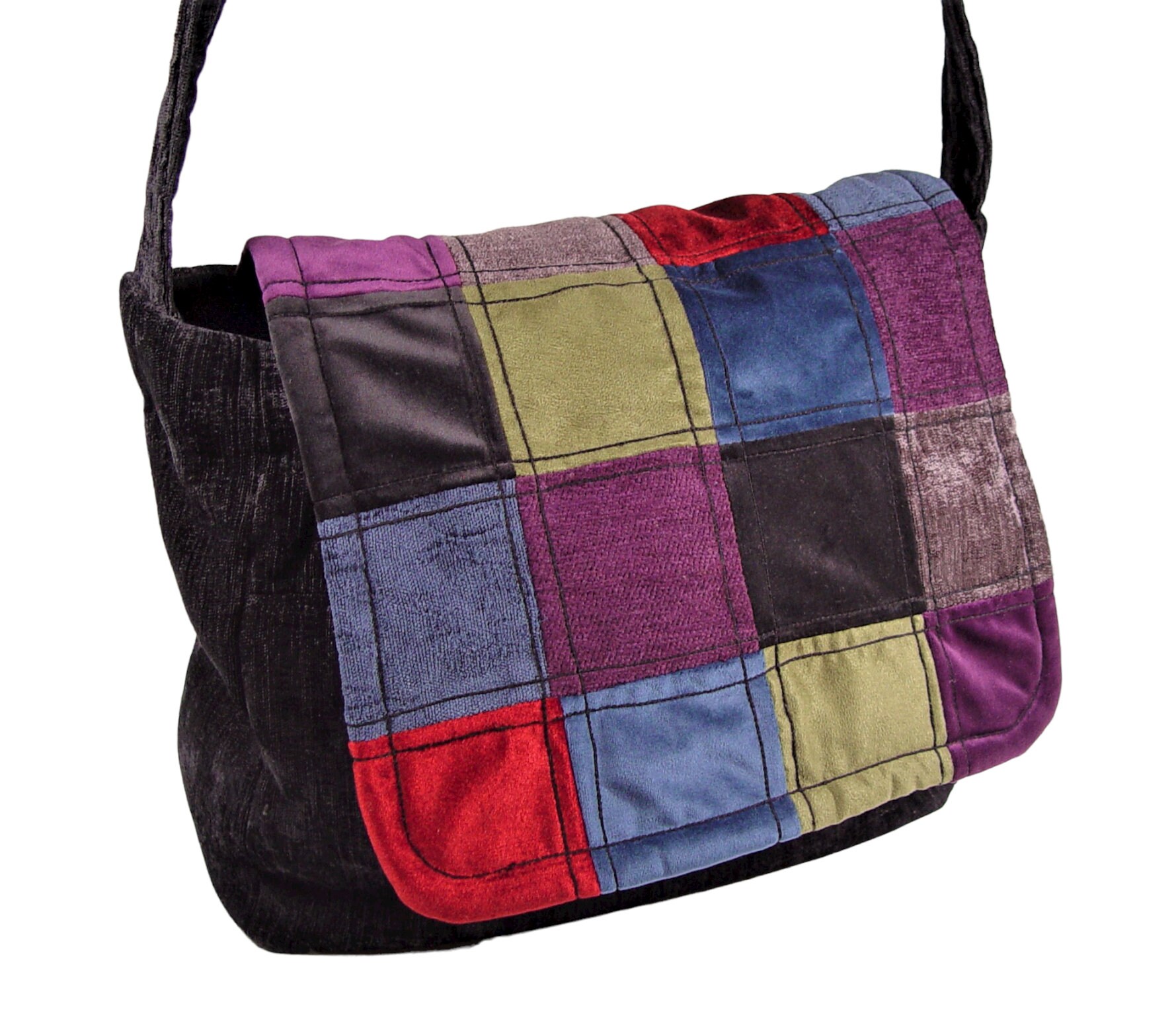 Amelia Messenger Crossbody Bag Quilted Purse - Pattern and Tutorial - Etsy