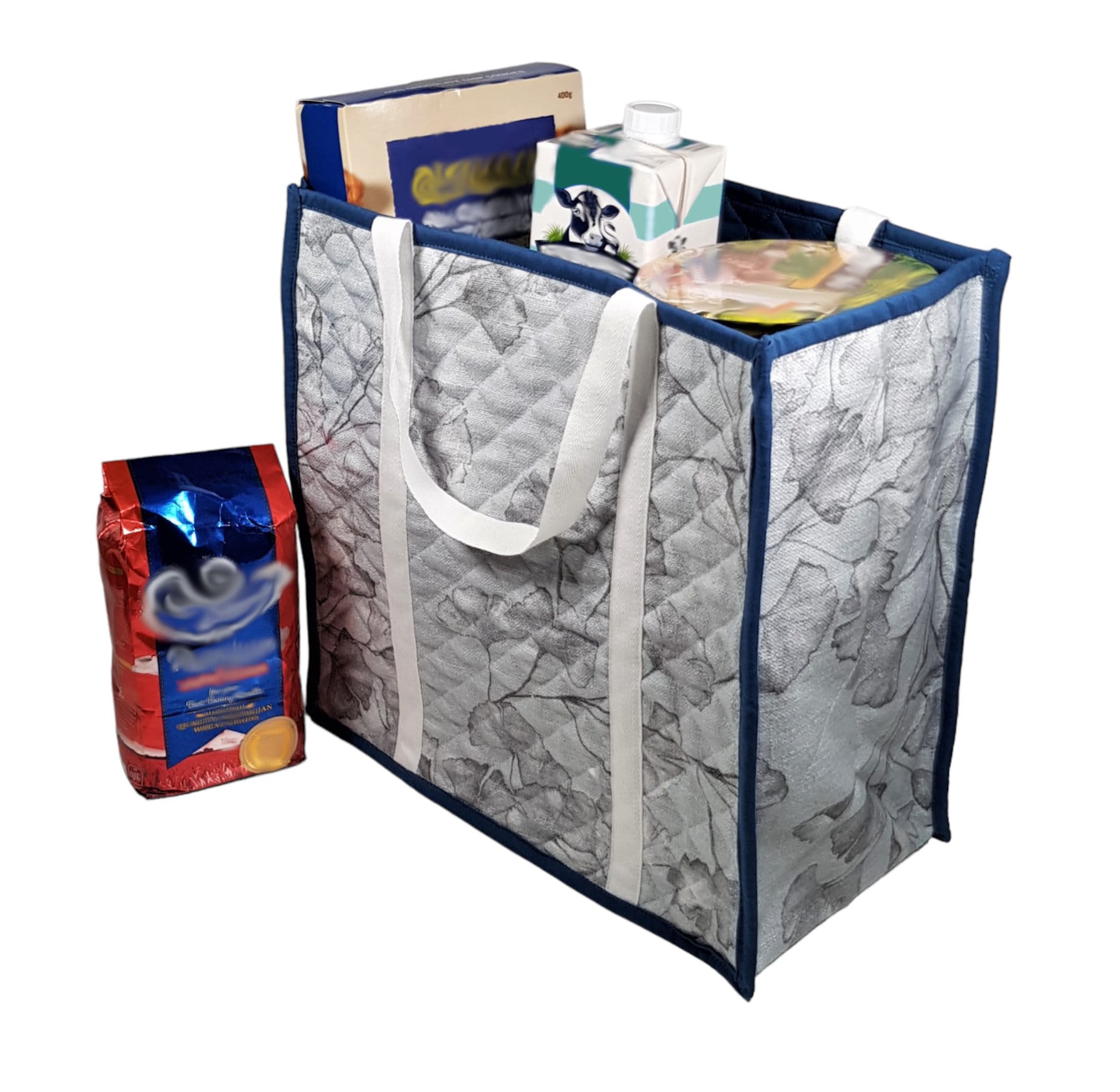 Quilted Grocery Tote Bag - Pattern and Tutorial - Etsy