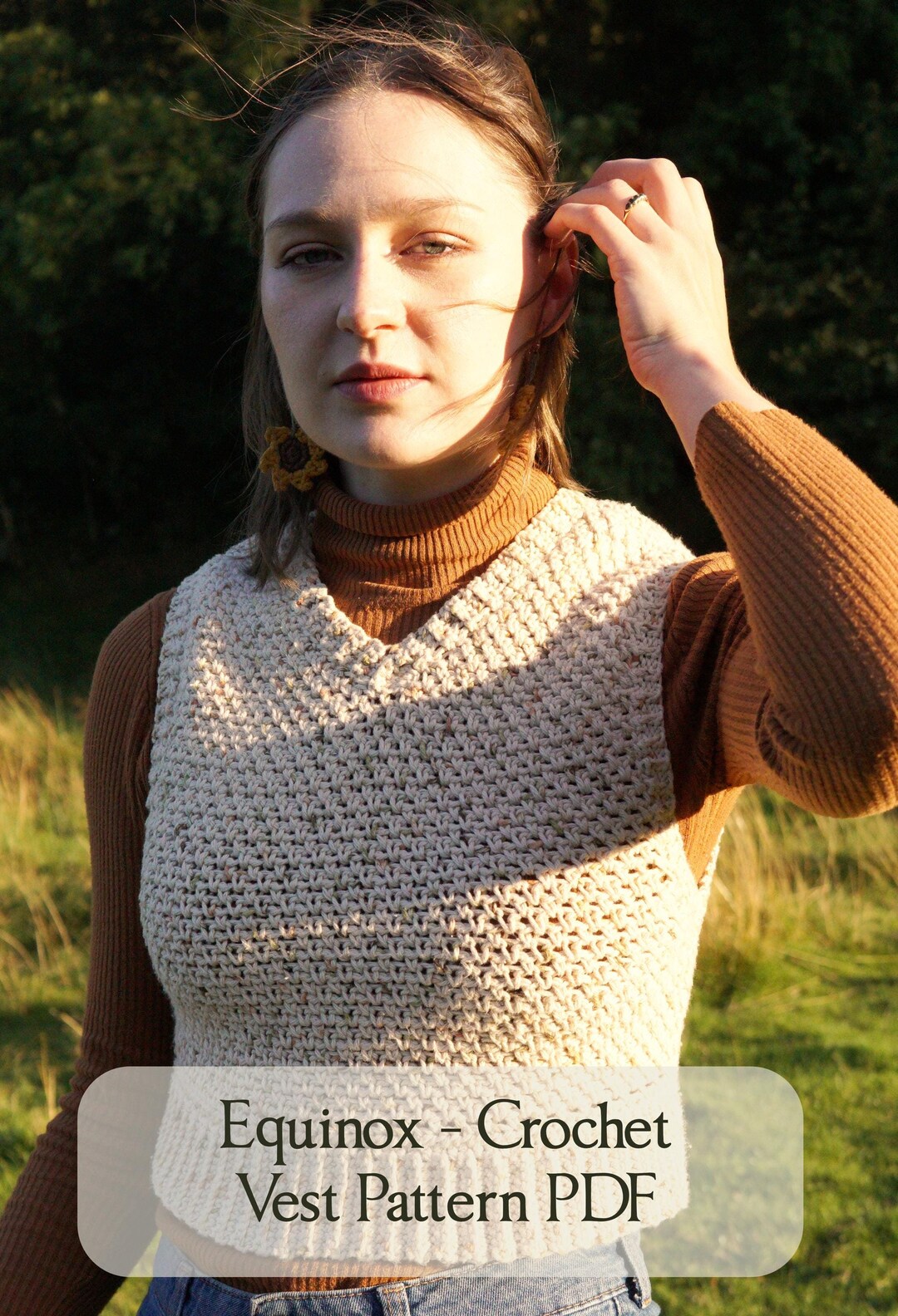 Equinox - Crochet Vest Pattern PDF - Etsy