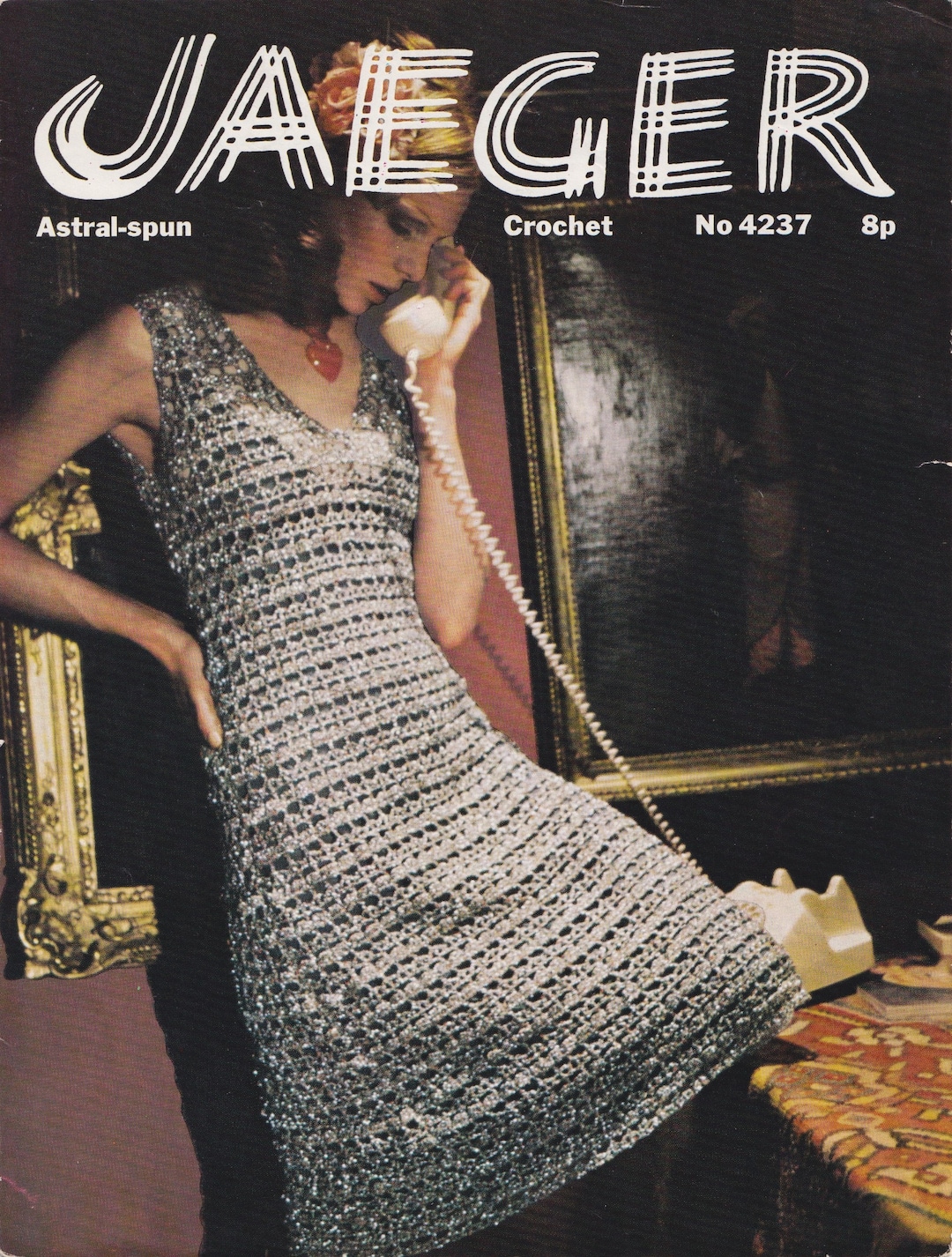 Vintage Jaeger Crochet Dress Pattern 1970's - Etsy