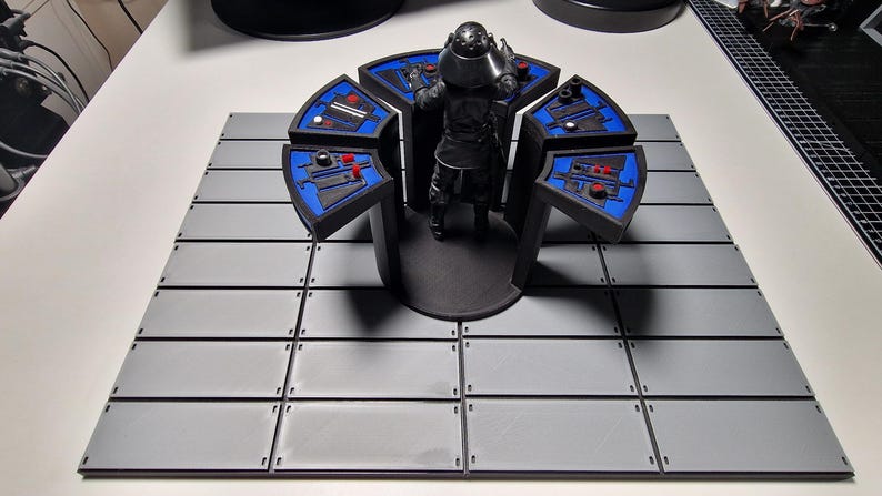 3D Printer Files .stl 6'' Scale Star Wars Guards Terminal Work Station ...