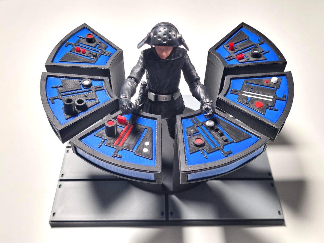 3D Printer Files .stl 6'' Scale Star Wars Guards Terminal Work Station ...