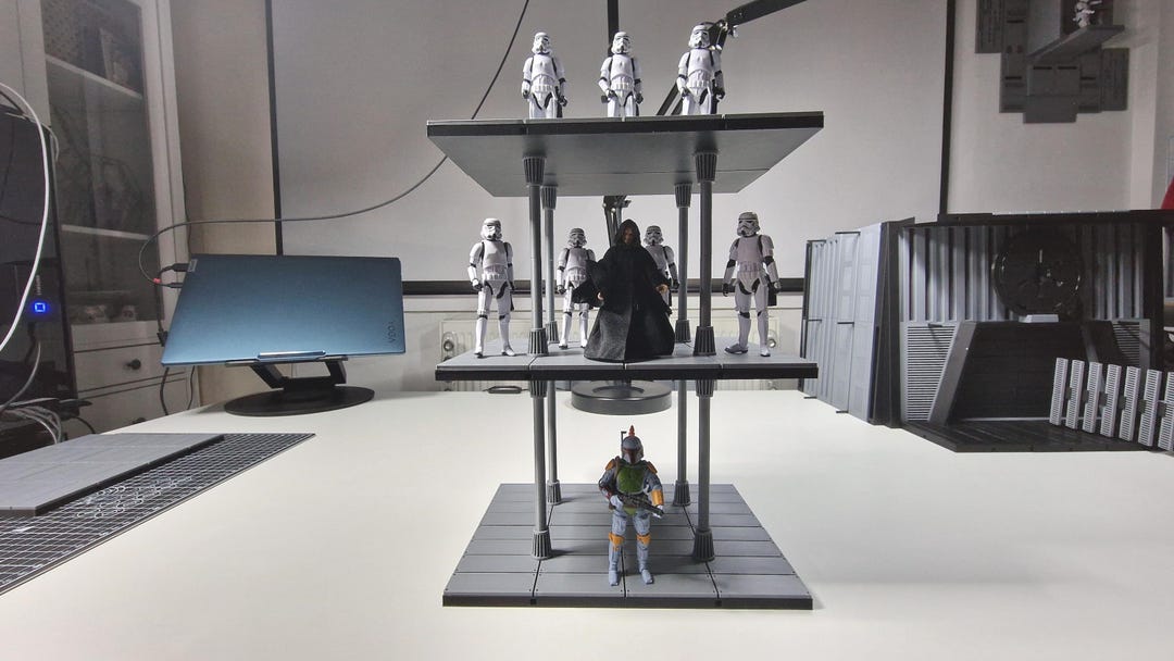Science Fiction 3D Printed 3.75'' Scale Star Wars Multi Level Floor ...