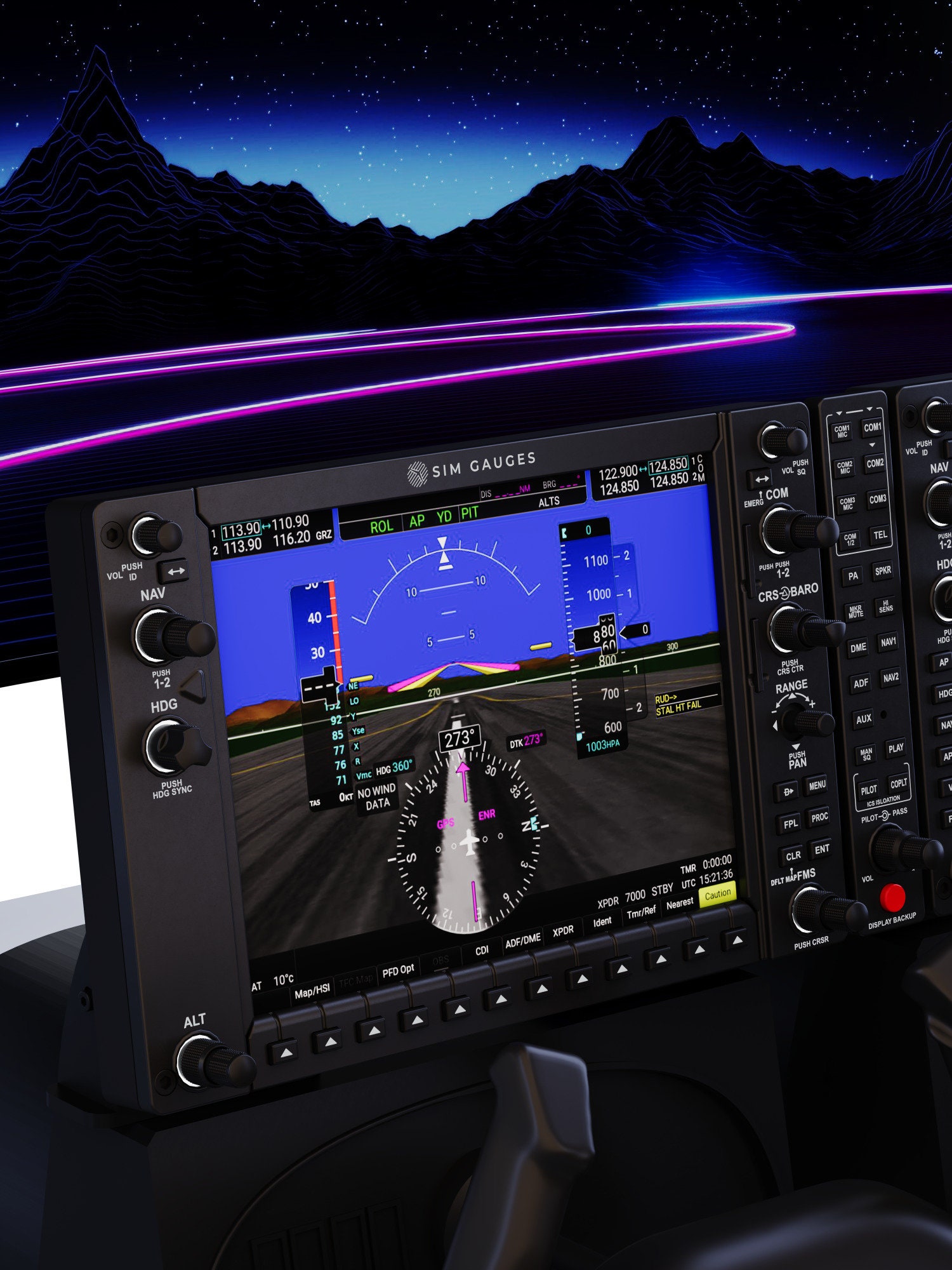 G1000 PFD/MFD Simulator Unit for MSFS2020 and X-plane G1040A Garmin ...