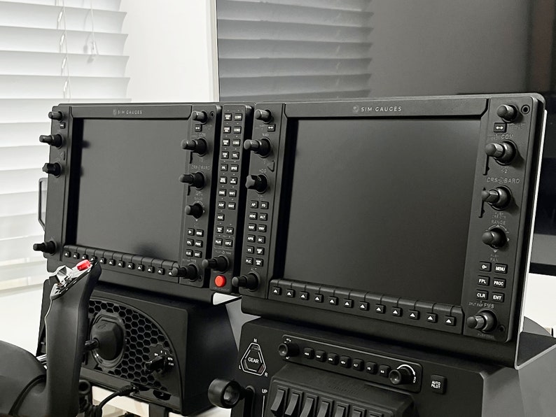 G1000 Flight Simulator Hardware SET + Audiopanel + Stands | MSFS 2024 ...