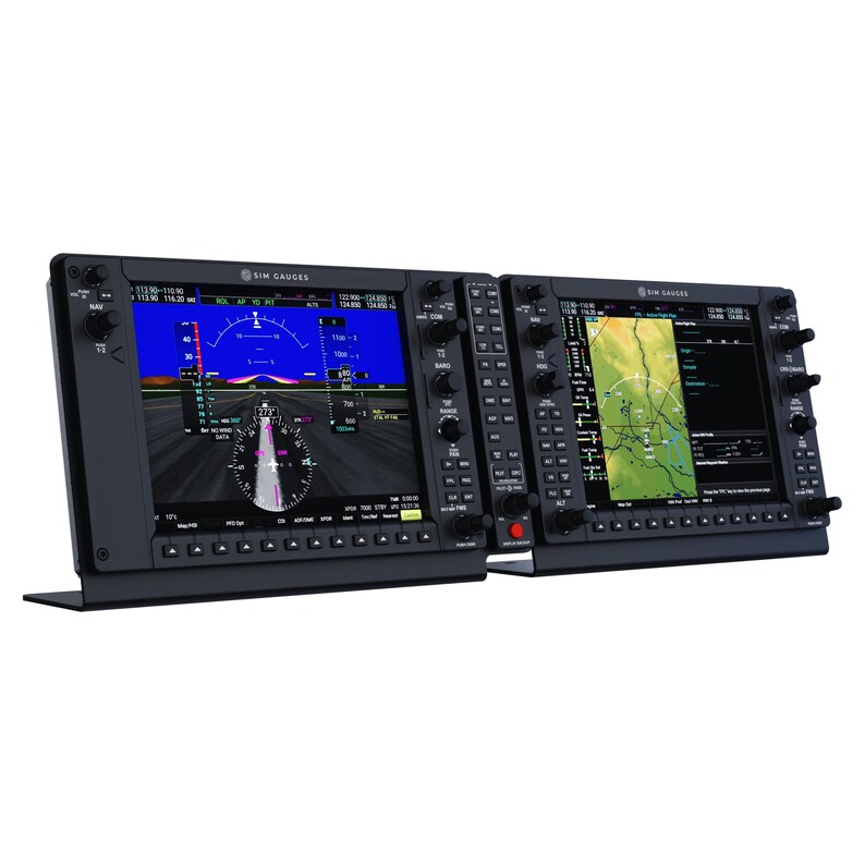 G1000 Flight Simulator Hardware SET + Audiopanel + Stands | MSFS 2024 ...