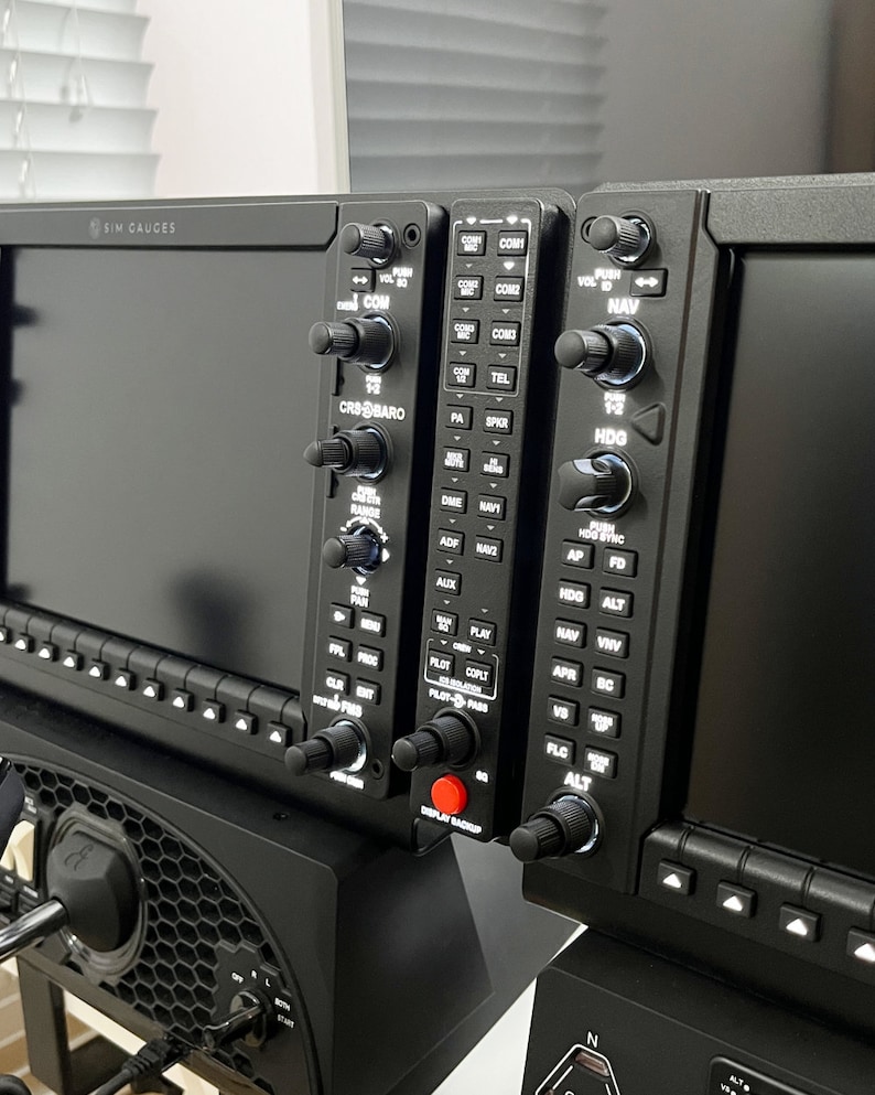 G1000 Flight Simulator Hardware SET + Audiopanel + Stands | MSFS 2024 ...