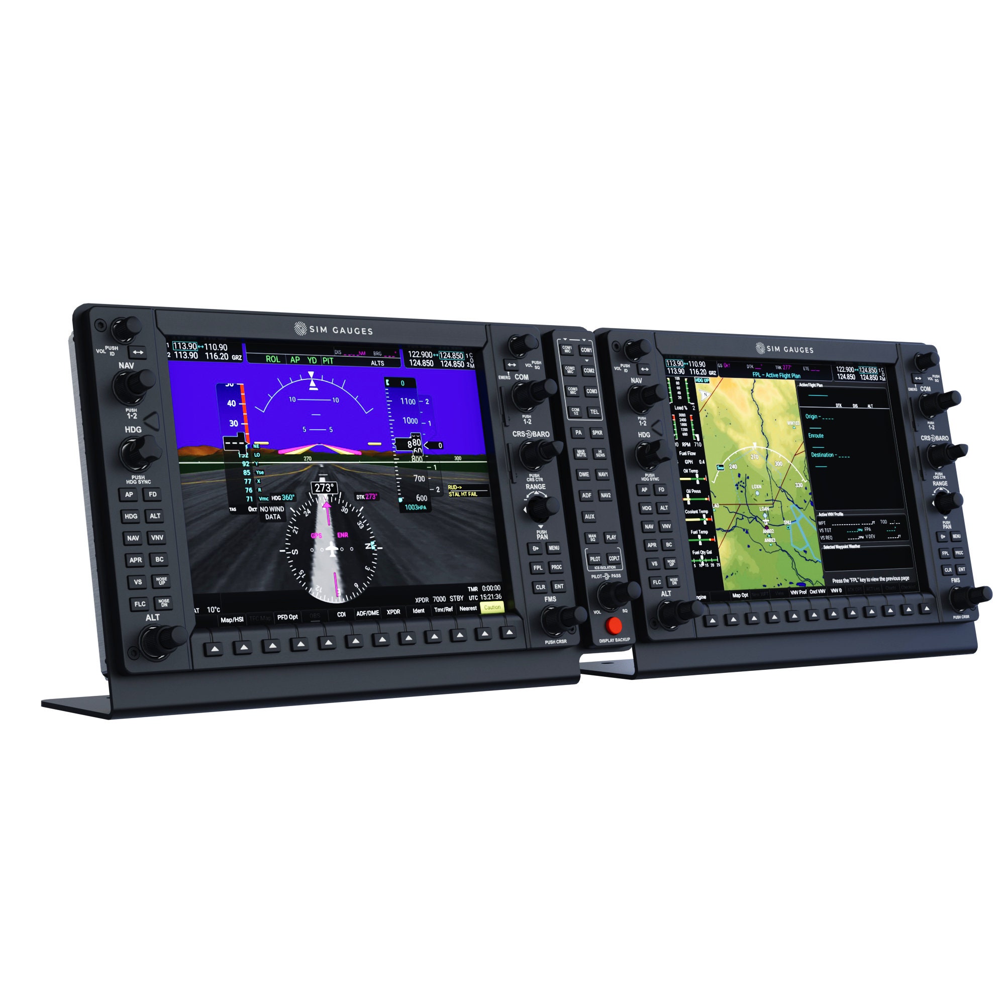G1000 Flight Simulator Hardware SET + Audiopanel + Stands | MSFS 2024 ...