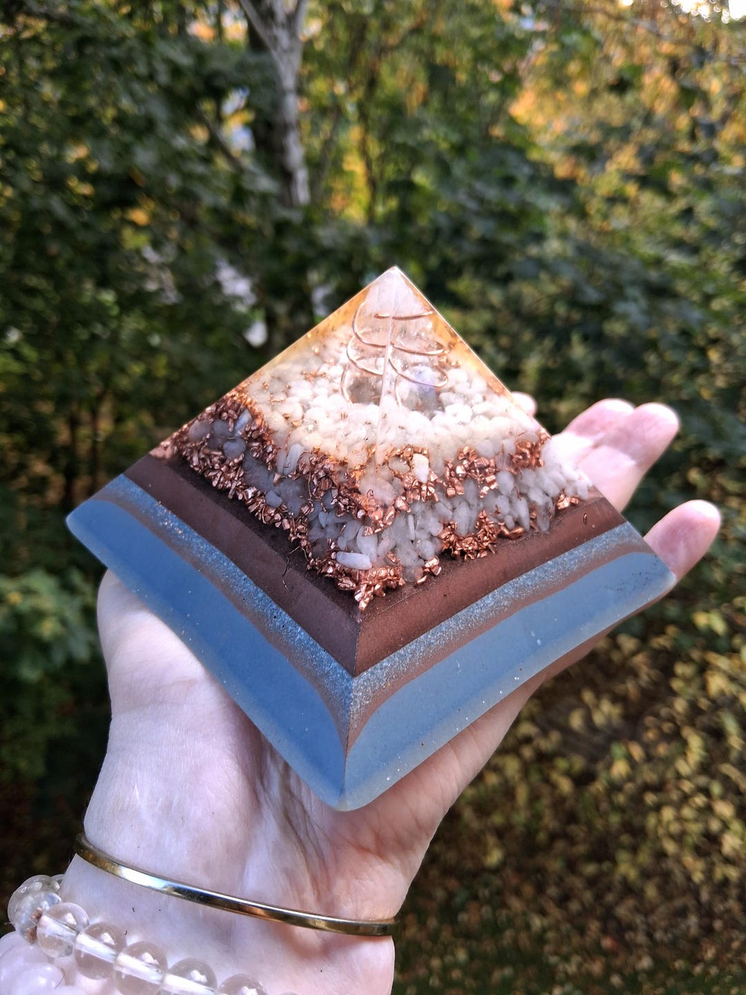 GENTLE DOVE - a Dove Blue Orgonite Filled With Protection, Love and ...