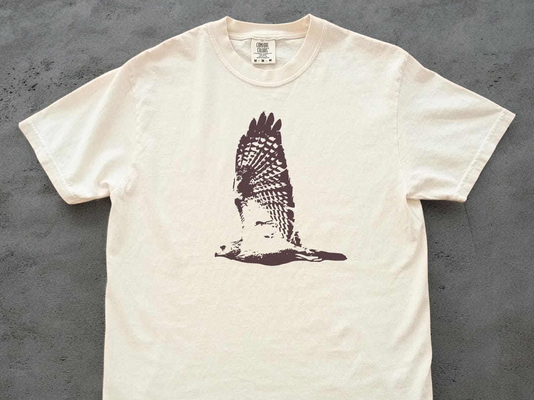 Falcon Silhouette Shirt: Red-tailed Hawk – Red-shouldered Hawk ...