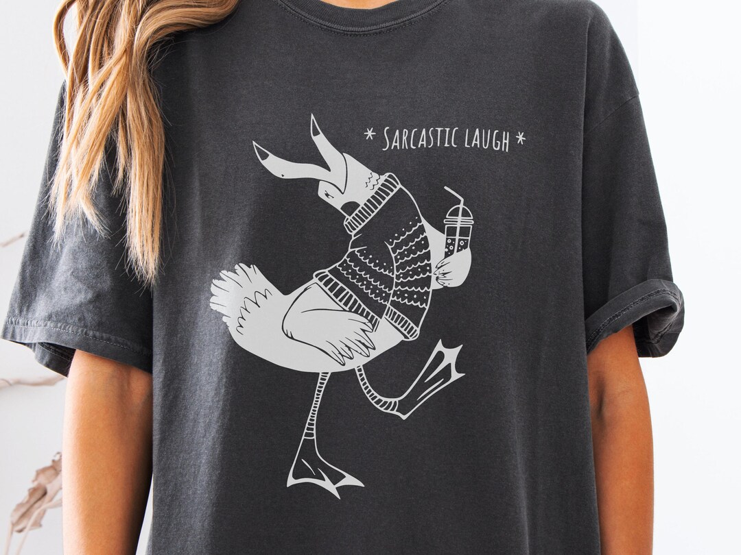 Sarcastic Laugh Seagull Funny T-shirt: Screaming Seagull Meme Tee ...