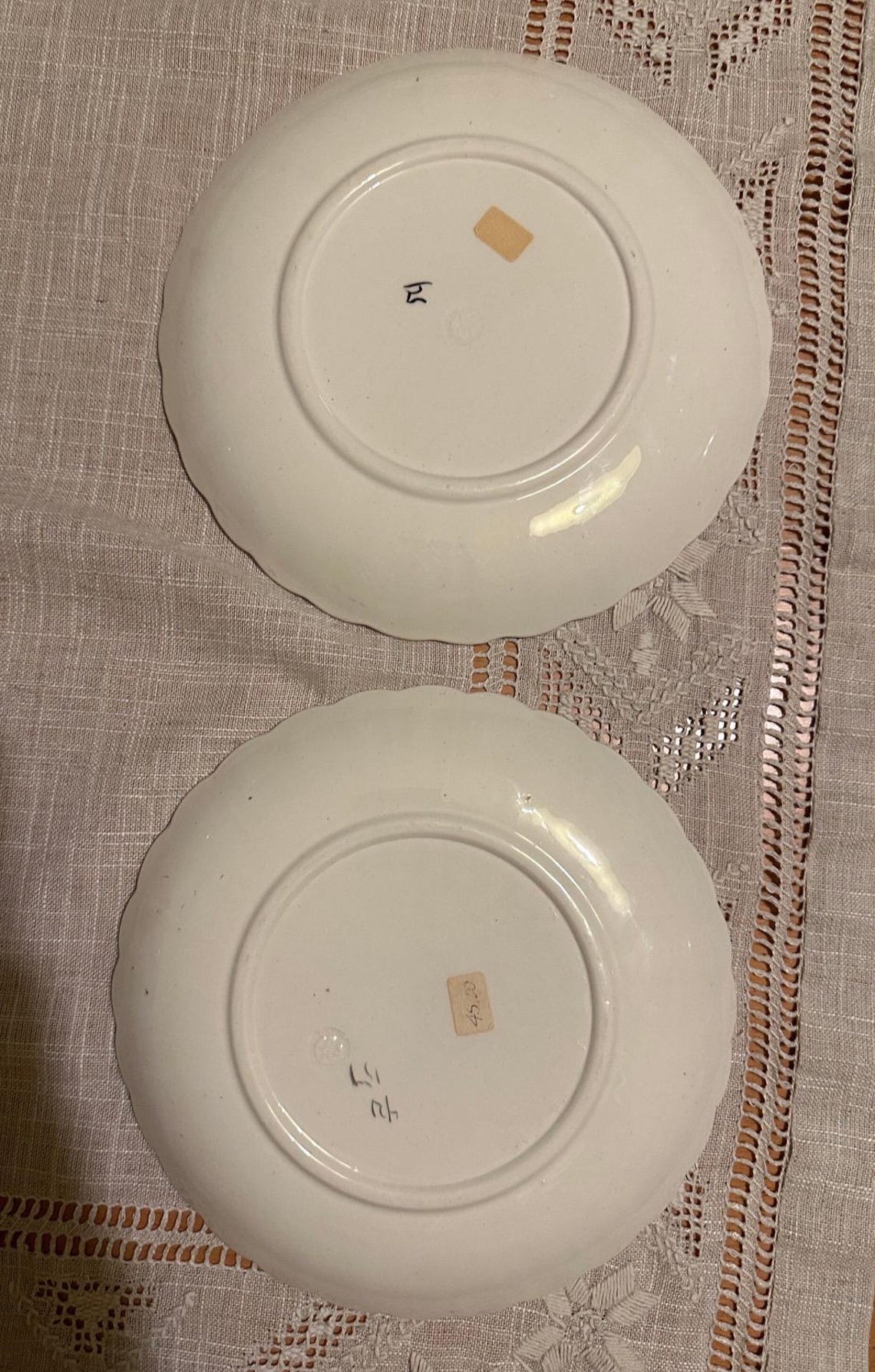 Antique Plates Franz Anton Mehlem - Etsy