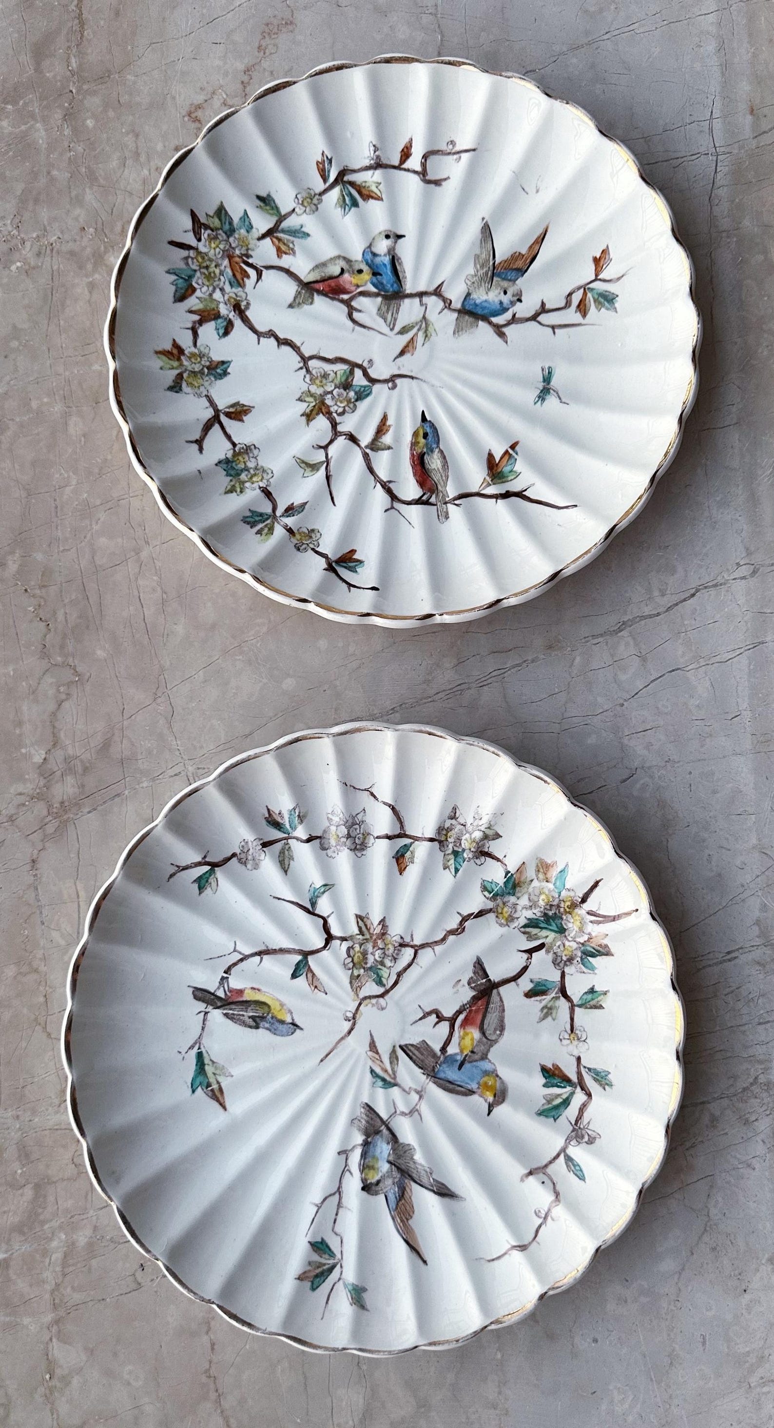 Antique Plates Franz Anton Mehlem - Etsy