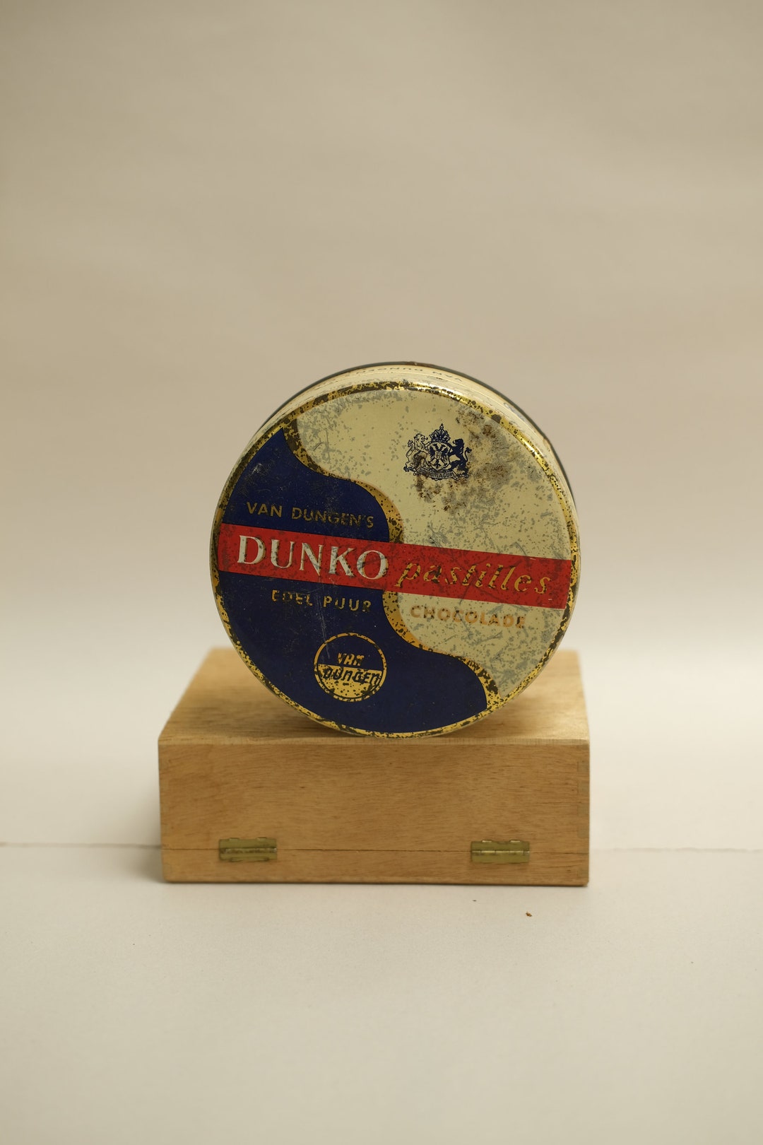 Vintage Van Dungen's Dunko Pastilles Can - Etsy