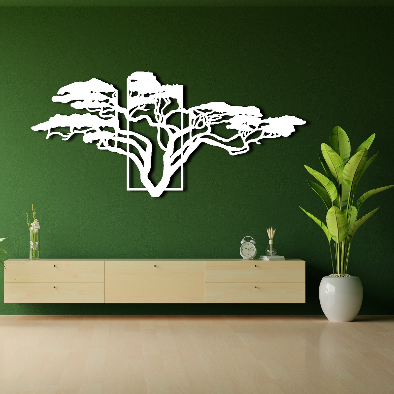 Metal Tree Wall Decor, Metal Acaciatree Wall Decor, Acacia Home Decor ...