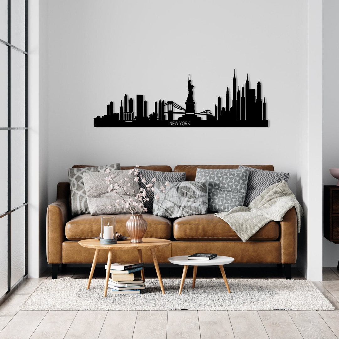 New York Metal Wall Decor, New York City Home Decoration, New York ...