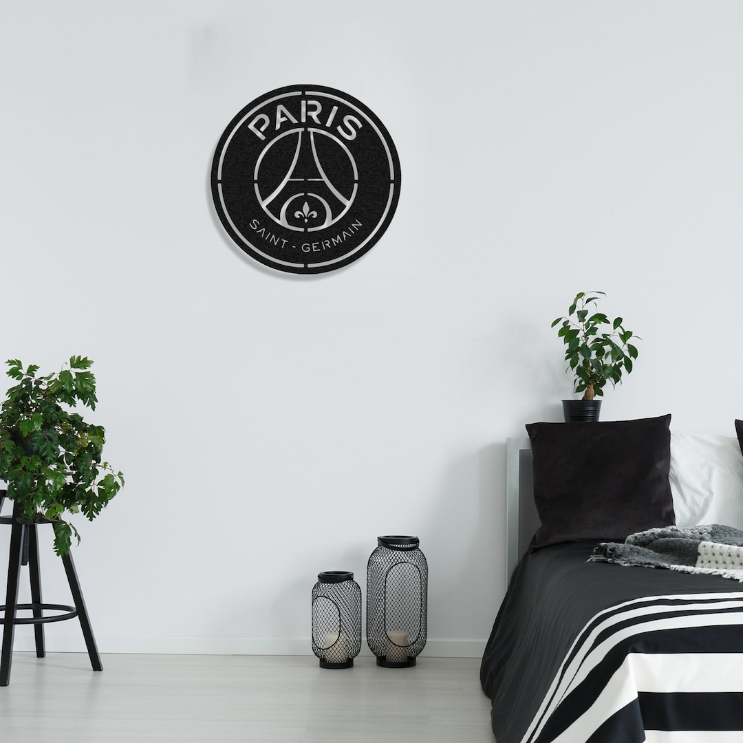 Metal Wall Decor, Paris FC Wall Decor, Gift for Football Lover, GYM ...