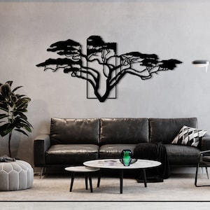 Metal Tree Wall Decor, Metal Acaciatree Wall Decor, Acacia Home Decor ...
