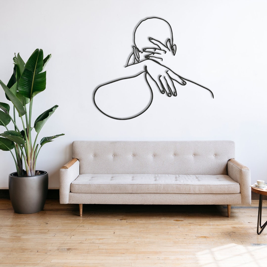 Metal Wall Decor, Metal Women and Men Wall Decor, Metal Lovers Wall ...