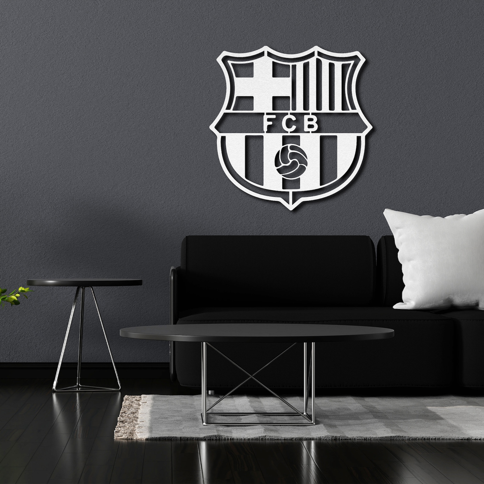 Metal Wall Decor, Fcbarcelona Metal Wall Decor, FC Barcelona Team Metal ...