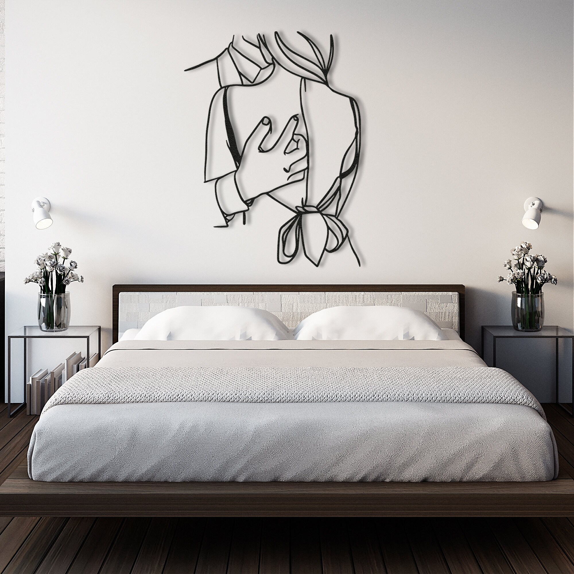 Metal Wall Decor Metal Women and Men Wall Decor Metal Lovers - Etsy