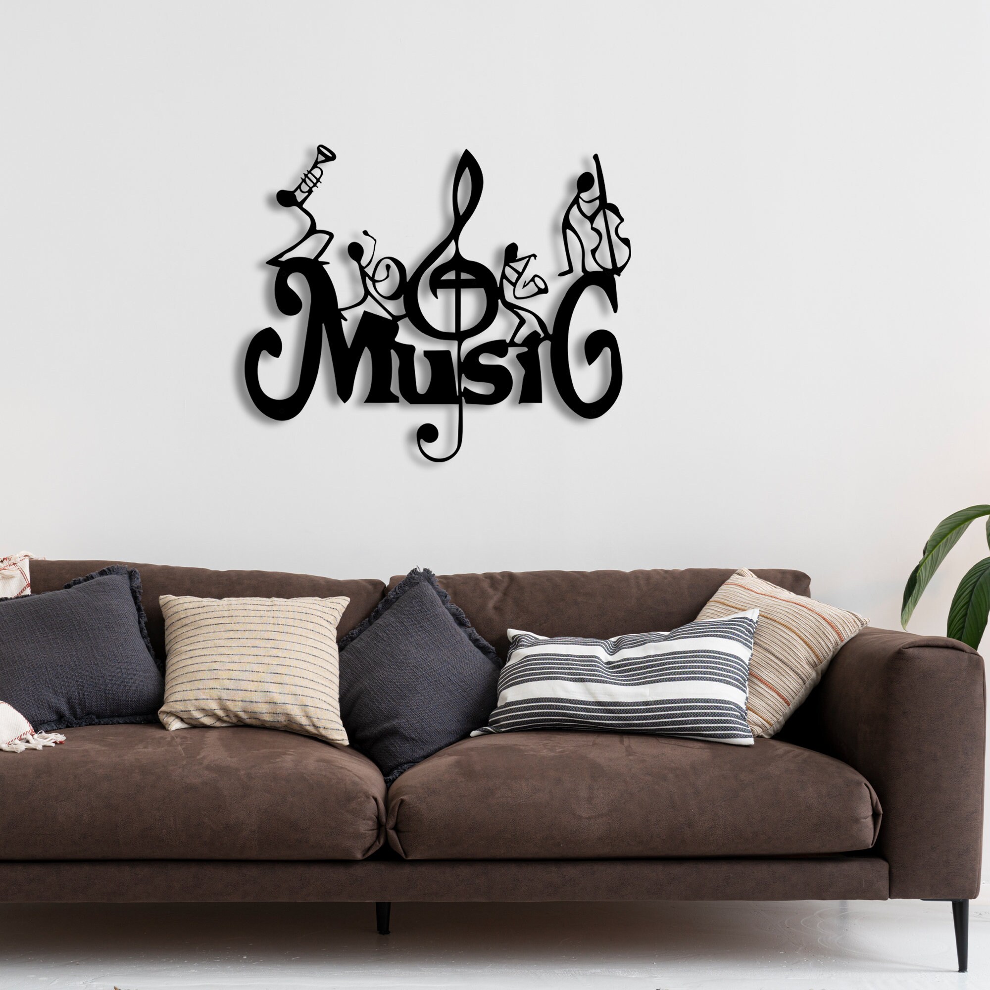 Metal Wall Decor, Music Metal Wall Decor, Musical Instruments Metal ...